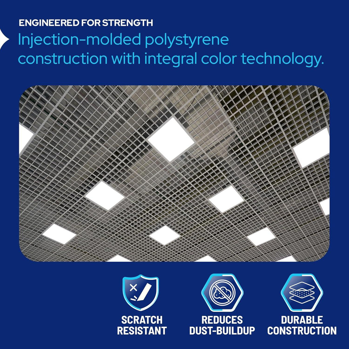 2 x 4 Egg Crate Panels 1/2" x 1/2" x 3/8"